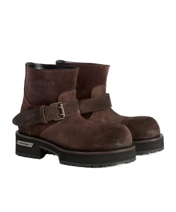Balenciaga Venom Mini Bootie With Buckle Detail