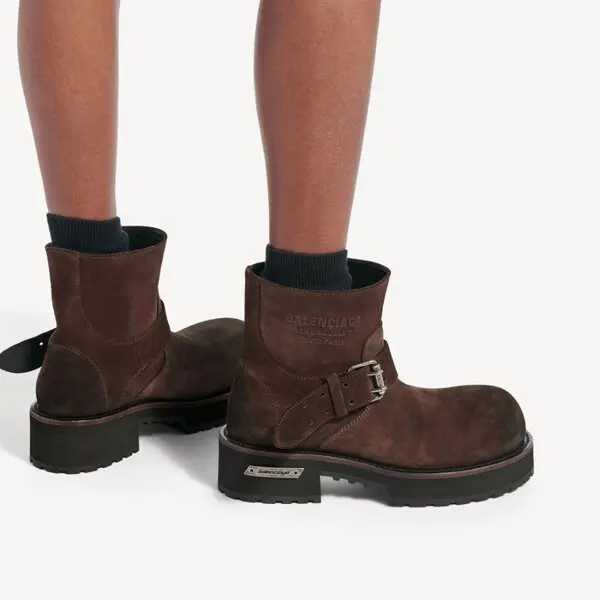 Balenciaga Venom Mini Bootie With Buckle Detail