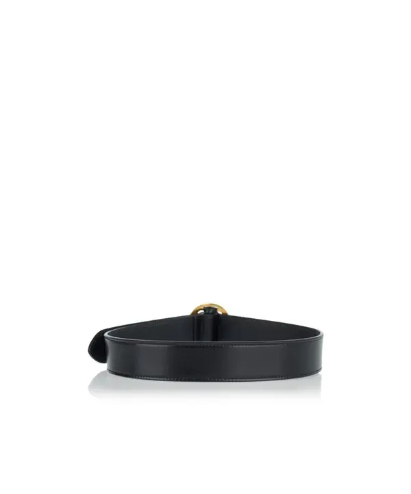 Saint Laurent Buckle Leather Belt