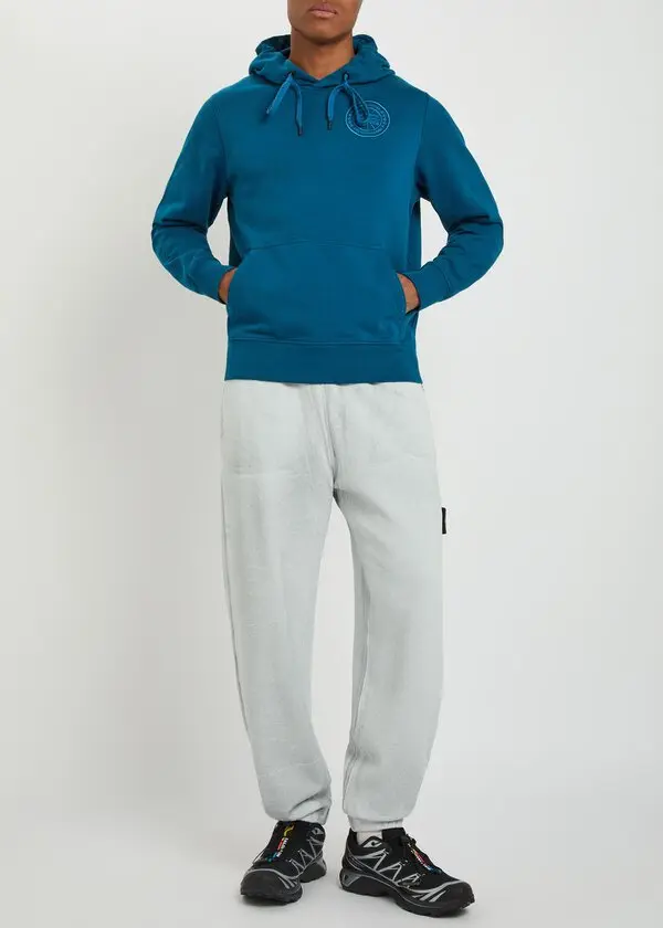 Canada Goose Hooded Embroidered Cotton Sweatshirt