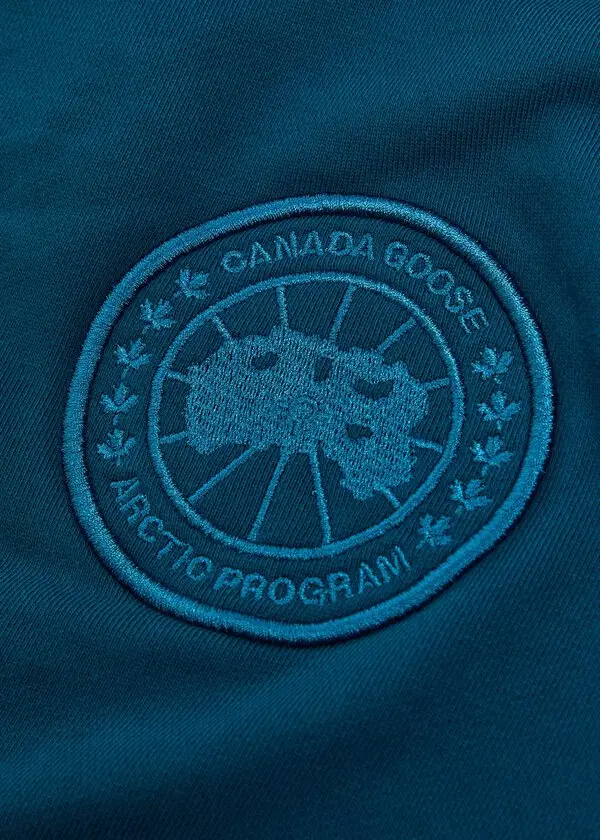 Canada Goose Hooded Embroidered Cotton Sweatshirt