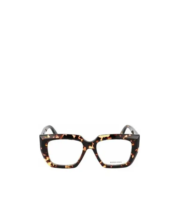 Bottega Veneta Square Frame Glasses - Black