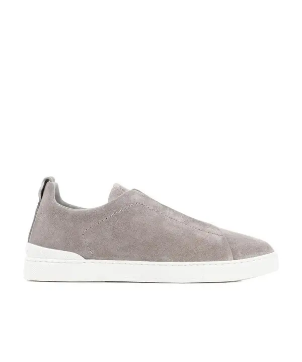 Zegna Triple Stitch Slip-on Sneakers