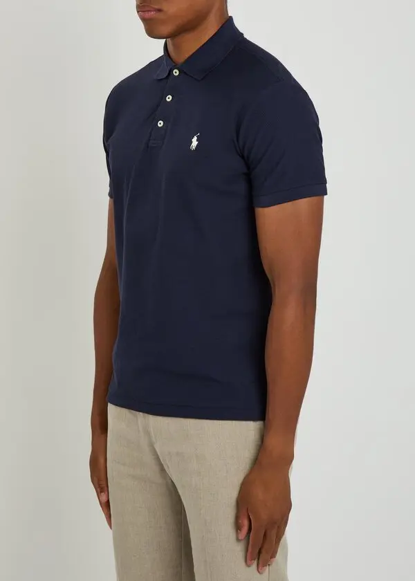 Polo Ralph Lauren Slim Piqué Cotton Polo Shirt
