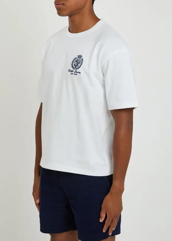 Polo Ralph Lauren Embroidered Cotton T-shirt