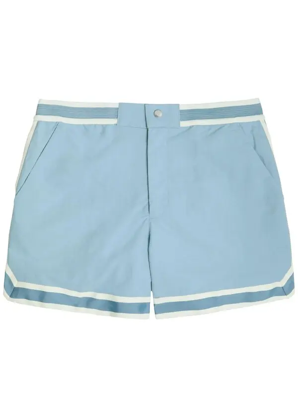 CHE Baller Striped Poplin Swim Shorts