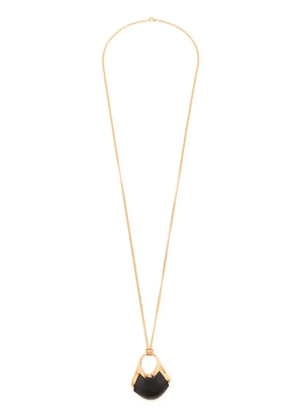 Khaite Lotus Small Pendant Necklace