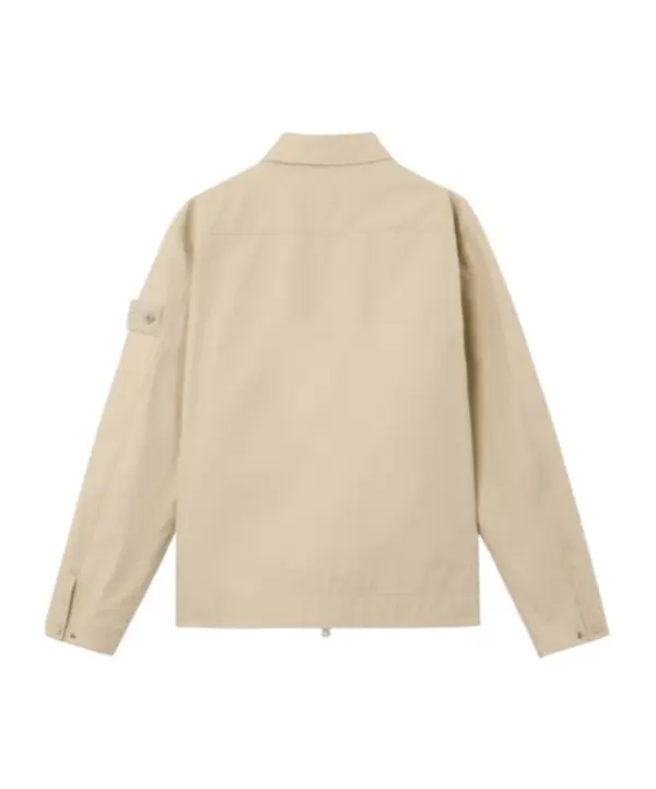 Stone Island Comfort-fit Windproof And Breathable Zip-up Overshirt
