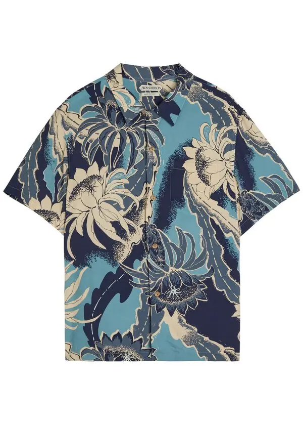 JW Anderson Floral-print Woven Shirt - Multicoloured 1
