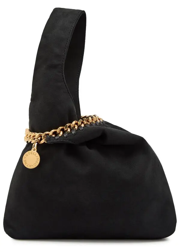 Stella McCartney Falabella Suede Wristlet Bag