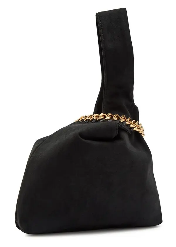 Stella McCartney Falabella Suede Wristlet Bag