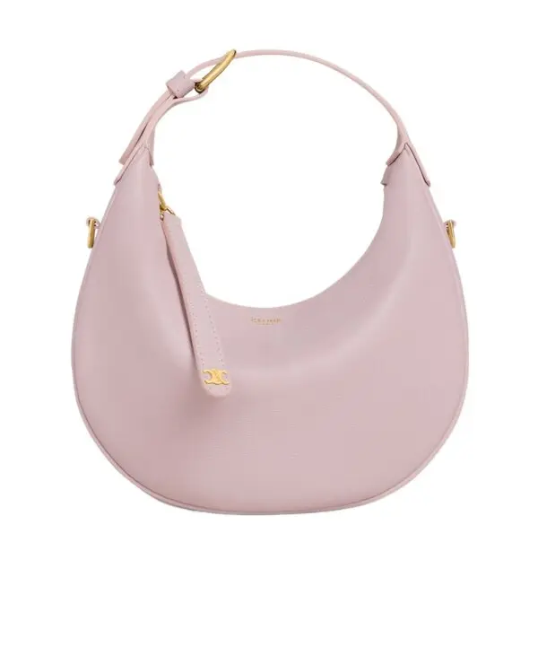 Celine Teen Lulu Grained Calfskin Shoulder Bag - Bleaching Pink