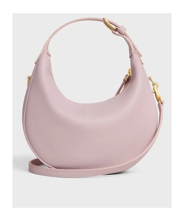 Celine Teen Lulu Grained Calfskin Shoulder Bag - Bleaching Pink