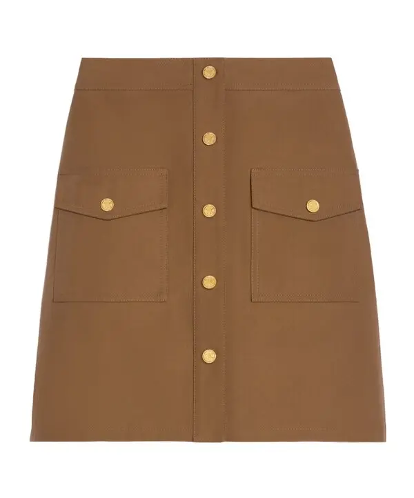 Celine Cotton Twill Skirt