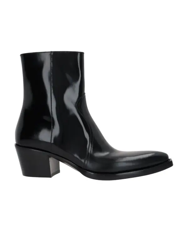 Prada Zip-up Ankle Boots With Triangular Logo Detail