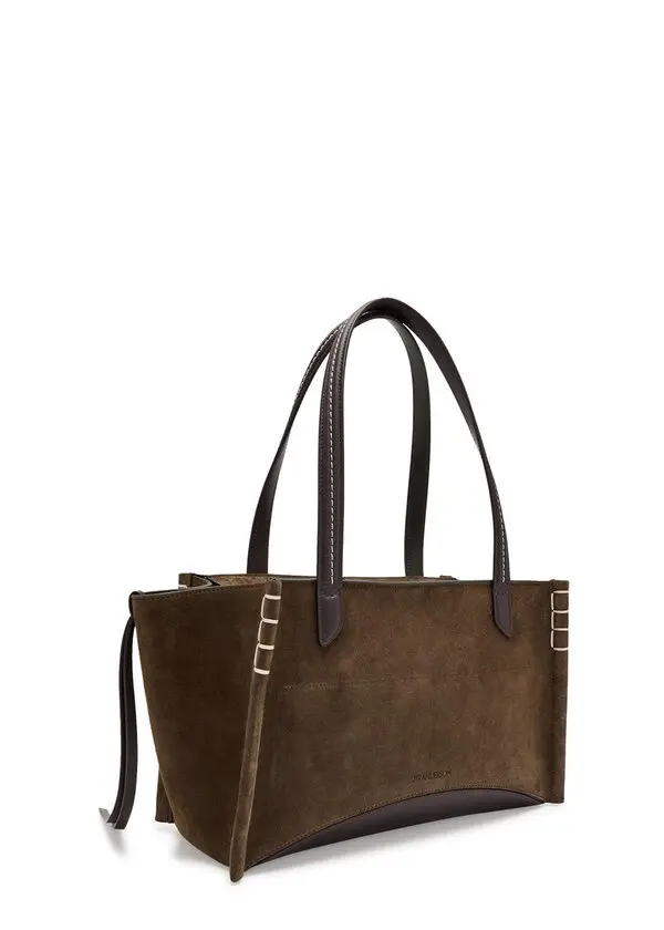 JW Anderson Elongated Suede Tote Bag - Brown