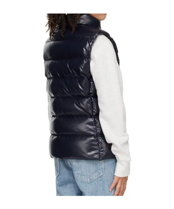 Moncler High Collar Sleeveless Down Jacket