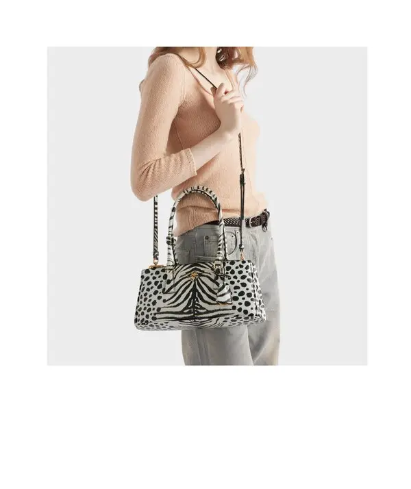 Prada Galleria Medium Printed Saffiano Leather Bag