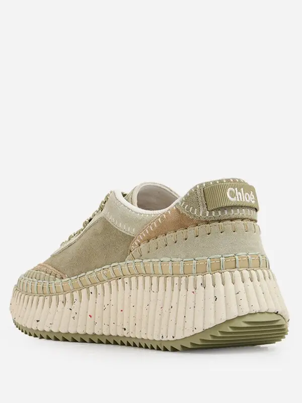 Chloé Nama Lace-up Sneakers
