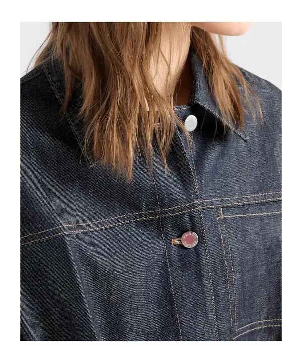 Prada Belted Denim Dress