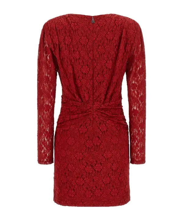 ROTATE BY BIRGER CHRISTENSEN Lace V-neck Mini Dress