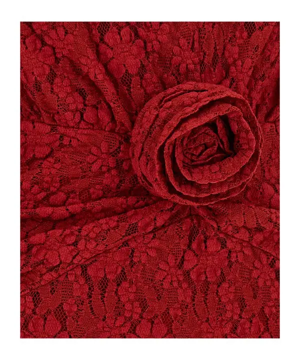 ROTATE BY BIRGER CHRISTENSEN Lace V-neck Mini Dress