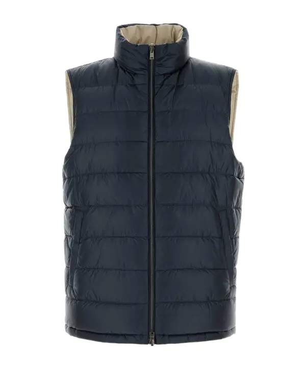 Herno Sleeveless Down Vest - Black