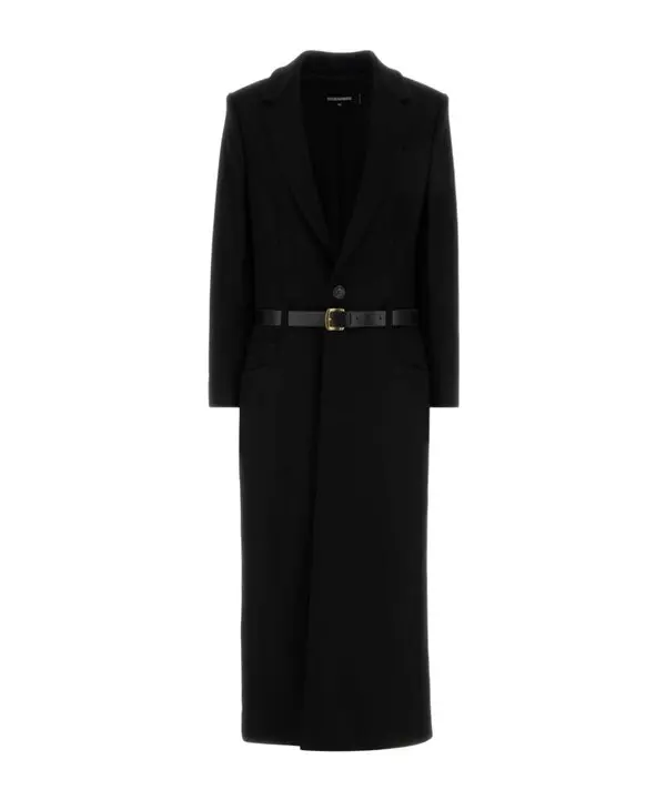 Dsquared2 Long-sleeved Belted Coat