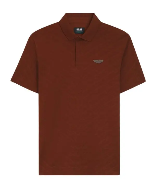 Hugo Boss Logo-plaque Polo Shirt