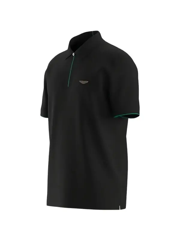 Hugo Boss Logo-patch Tipped Polo Shirt
