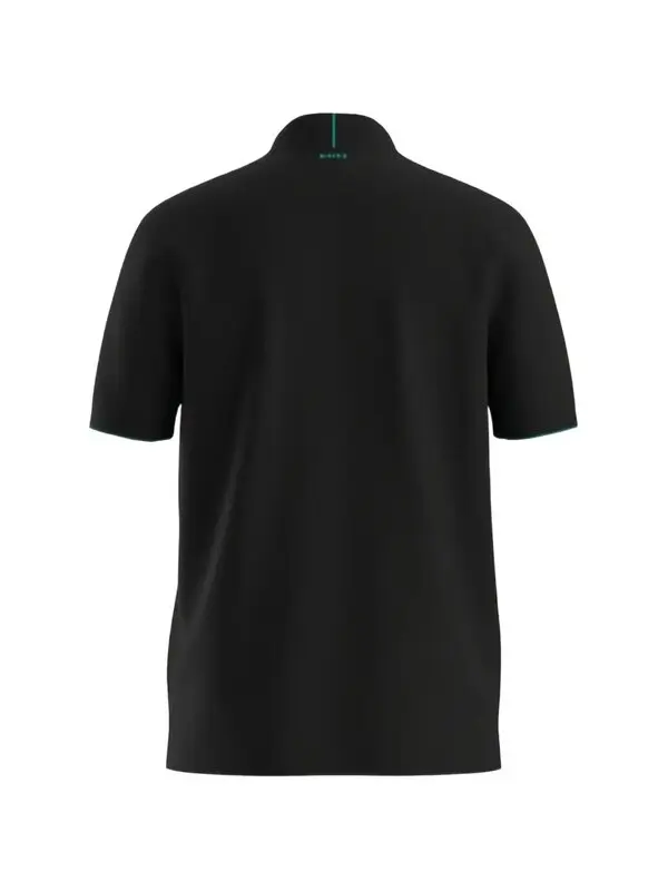 Hugo Boss Logo-patch Tipped Polo Shirt