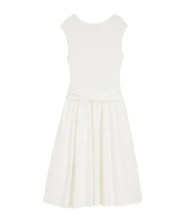 Hugo Boss Ruched-detail Midi Dress
