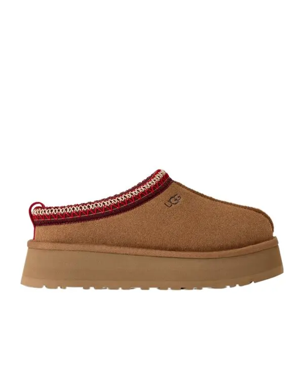 UGG Tazz Platform Sole Embroidered Loafers