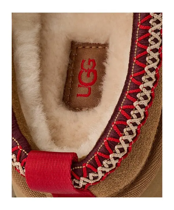 UGG Tazz Platform Sole Embroidered Loafers