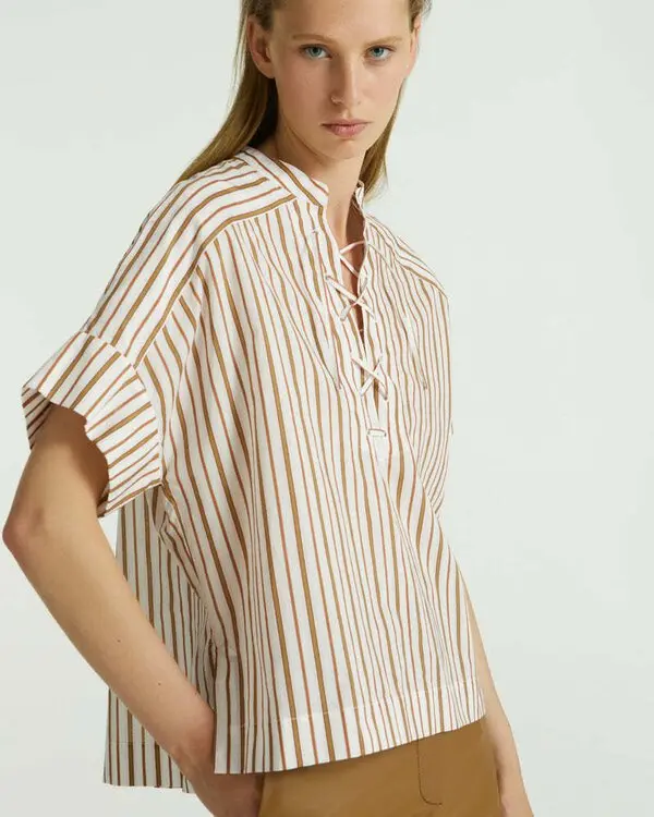 YVES SALOMON A Short Sleeved Shirt