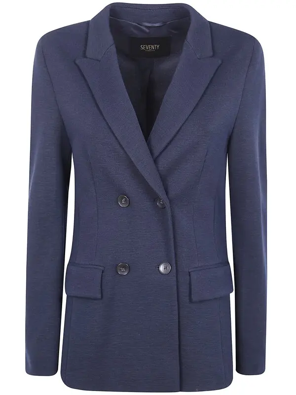Seventy Double-breasted Knitted Blazer