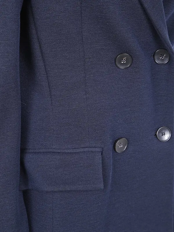 Seventy Double-breasted Knitted Blazer