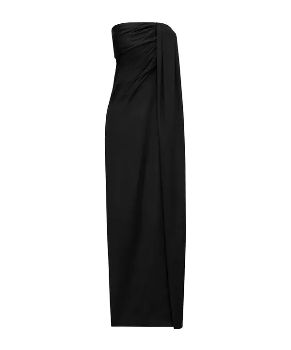 Saint Laurent Strapless Dress - Black
