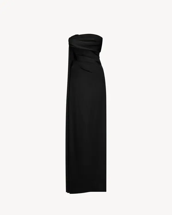 Saint Laurent Strapless Dress