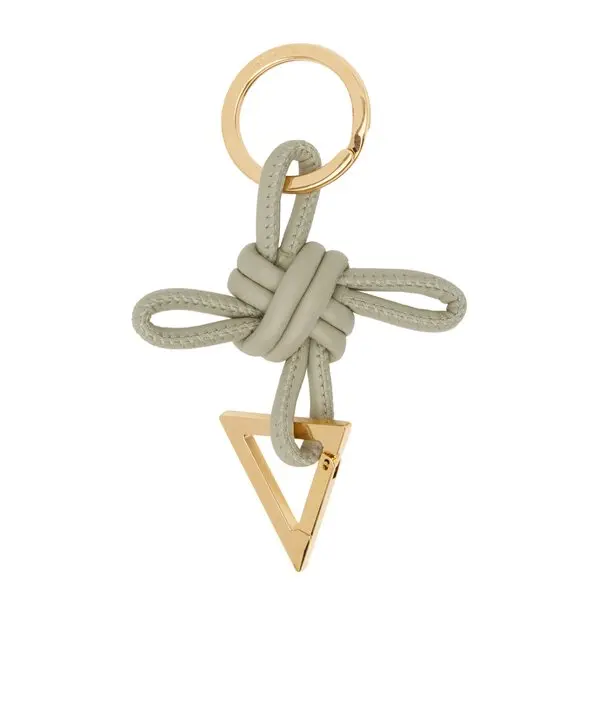 Bottega Veneta Triangle Charm Keychain