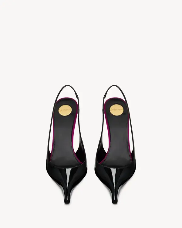 Saint Laurent Amalia Slingback Pumps