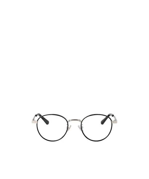 Bottega Veneta Round Frame Eyeglasses - Black