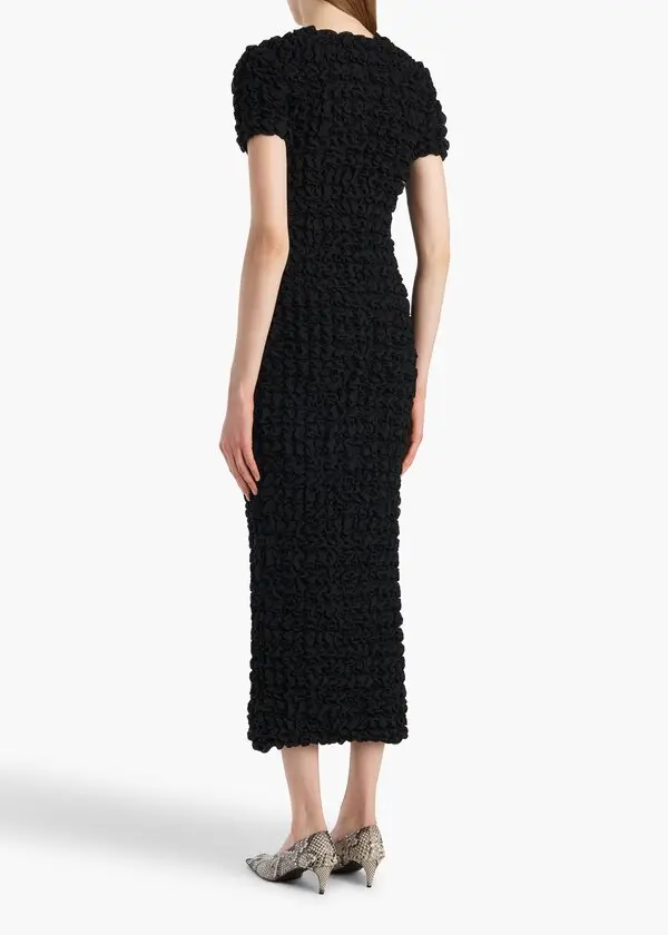 Khaite Perry Silk Chiffon Ruched Dress