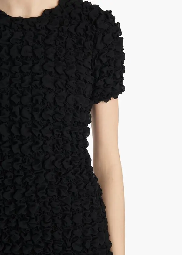Khaite Perry Silk Chiffon Ruched Dress