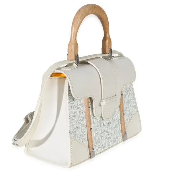Goyard Goyardine Canvas Structure Saigon Top Handle Bag
