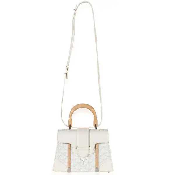 Goyard Goyardine Canvas Structure Saigon Top Handle Bag
