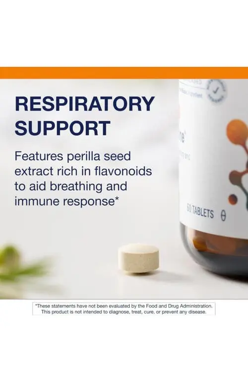 METAGENICS Fibroplex Respiratory Immune Support Supplement 120 Count