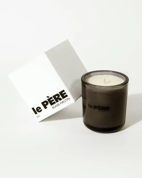 LE PERE Par Blaise Mautin Hand-poured Scented Candle 7.4 Oz - White