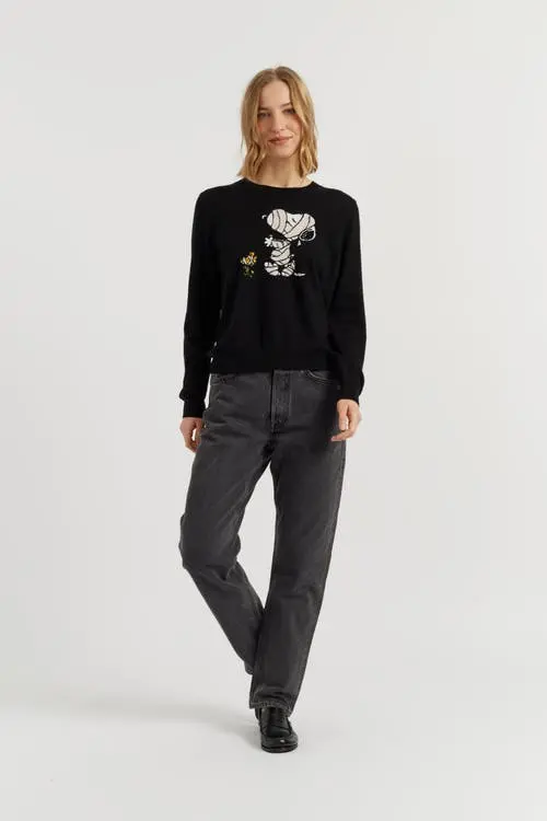 Chinti & Parker Wool-cashmere Snoopy Mummy Sweater