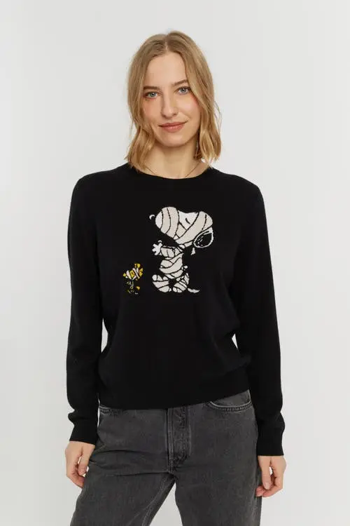 Chinti & Parker Wool-cashmere Snoopy Mummy Sweater